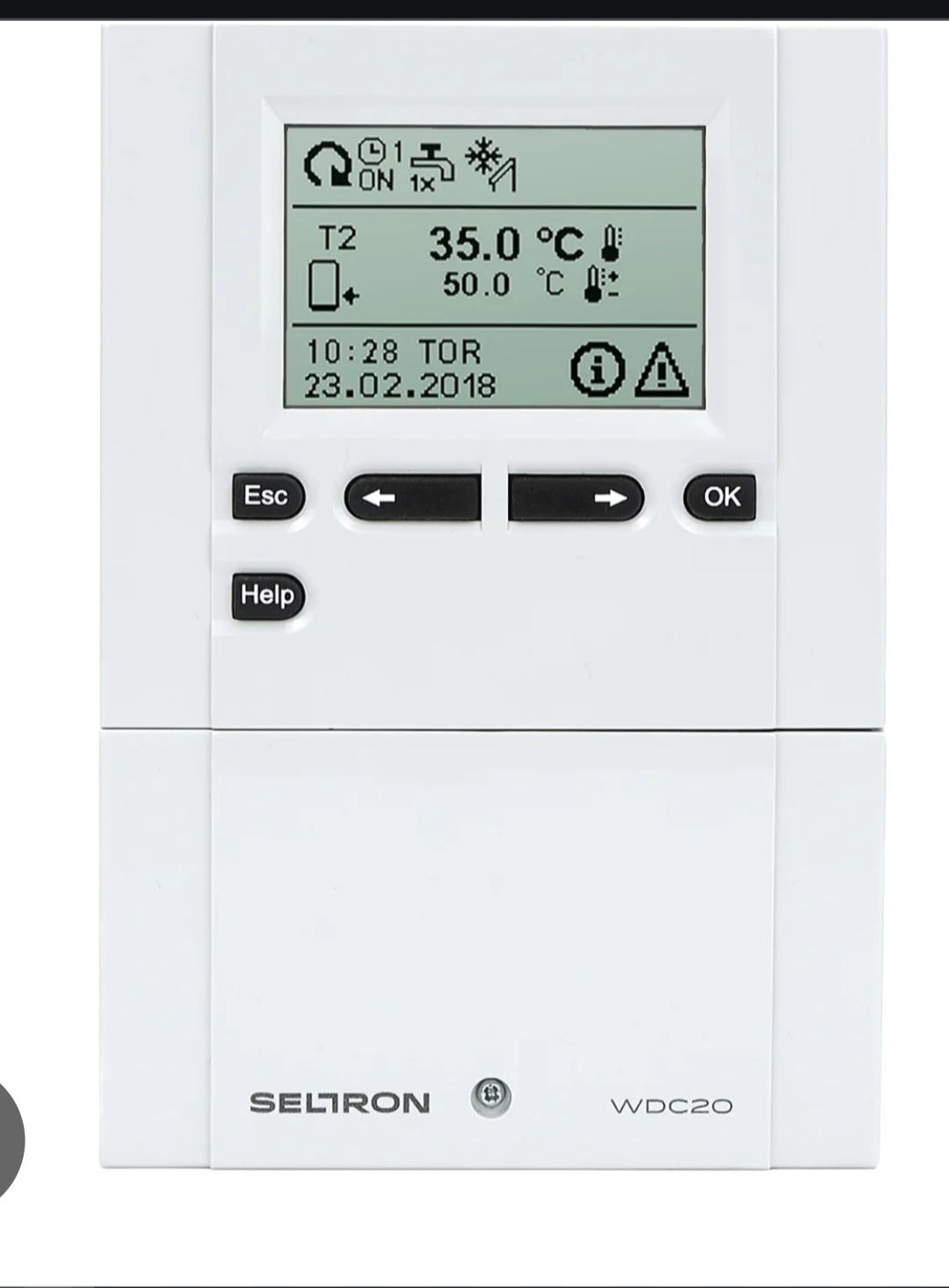 Vremensko voden regulator SELTRON WDC 20, brez tipal