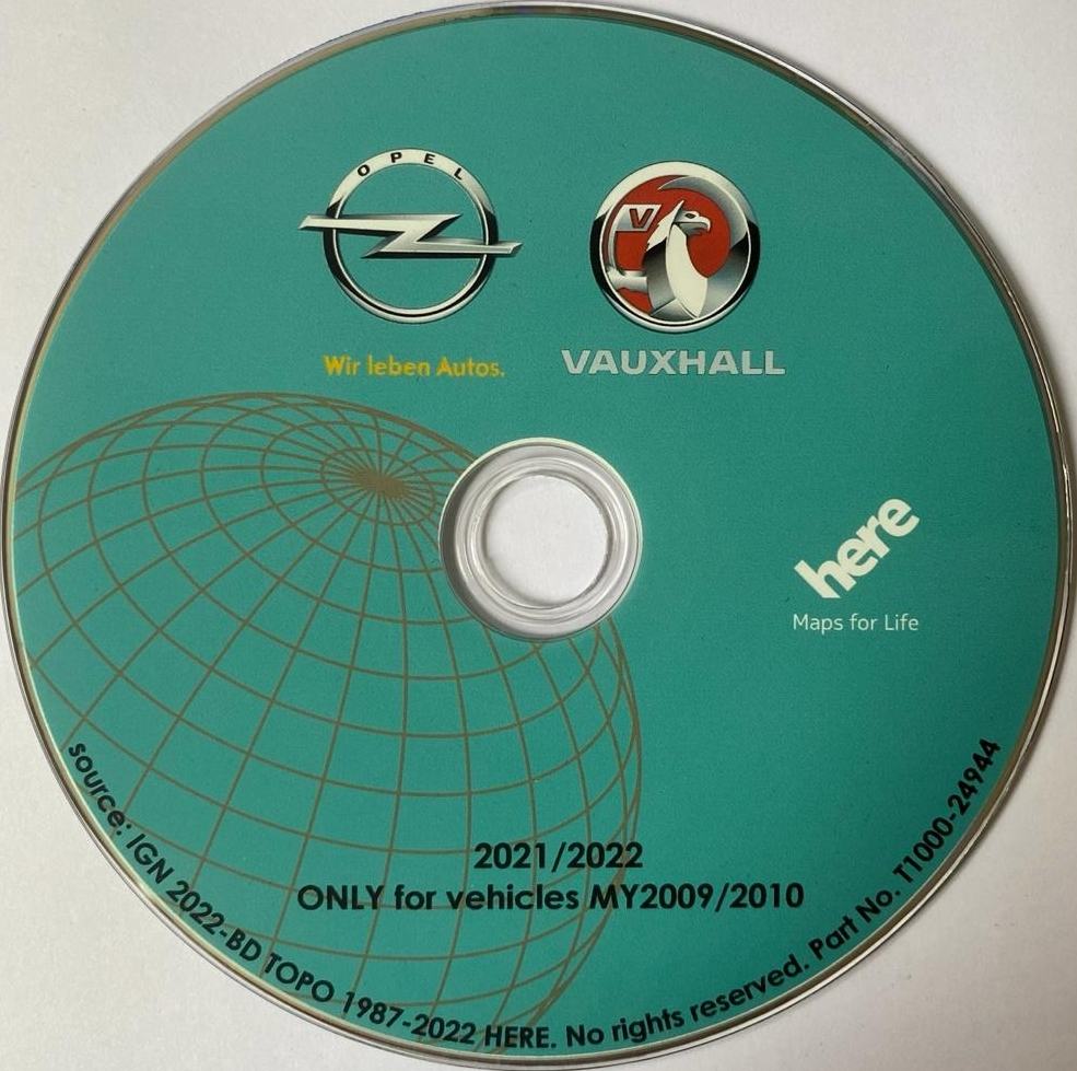 Opel CD/DVD CD500/DVD800 Europa 2026