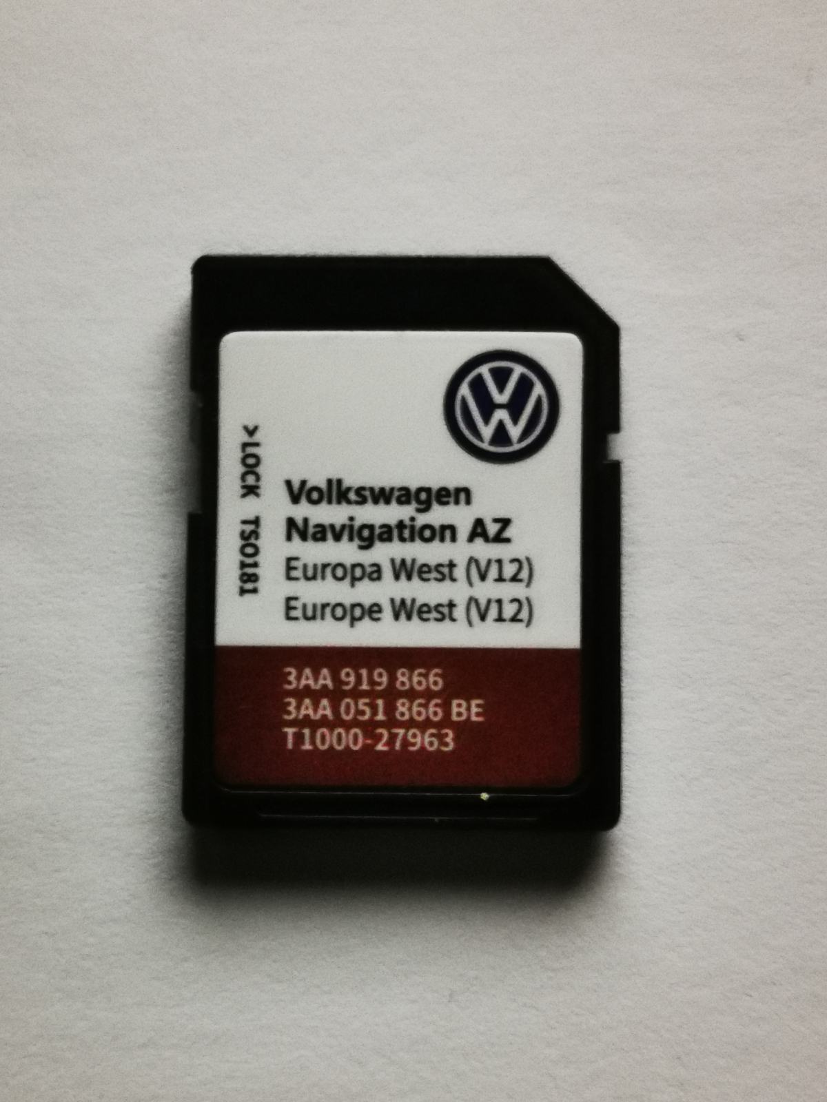 VW RNS 315 SD mape