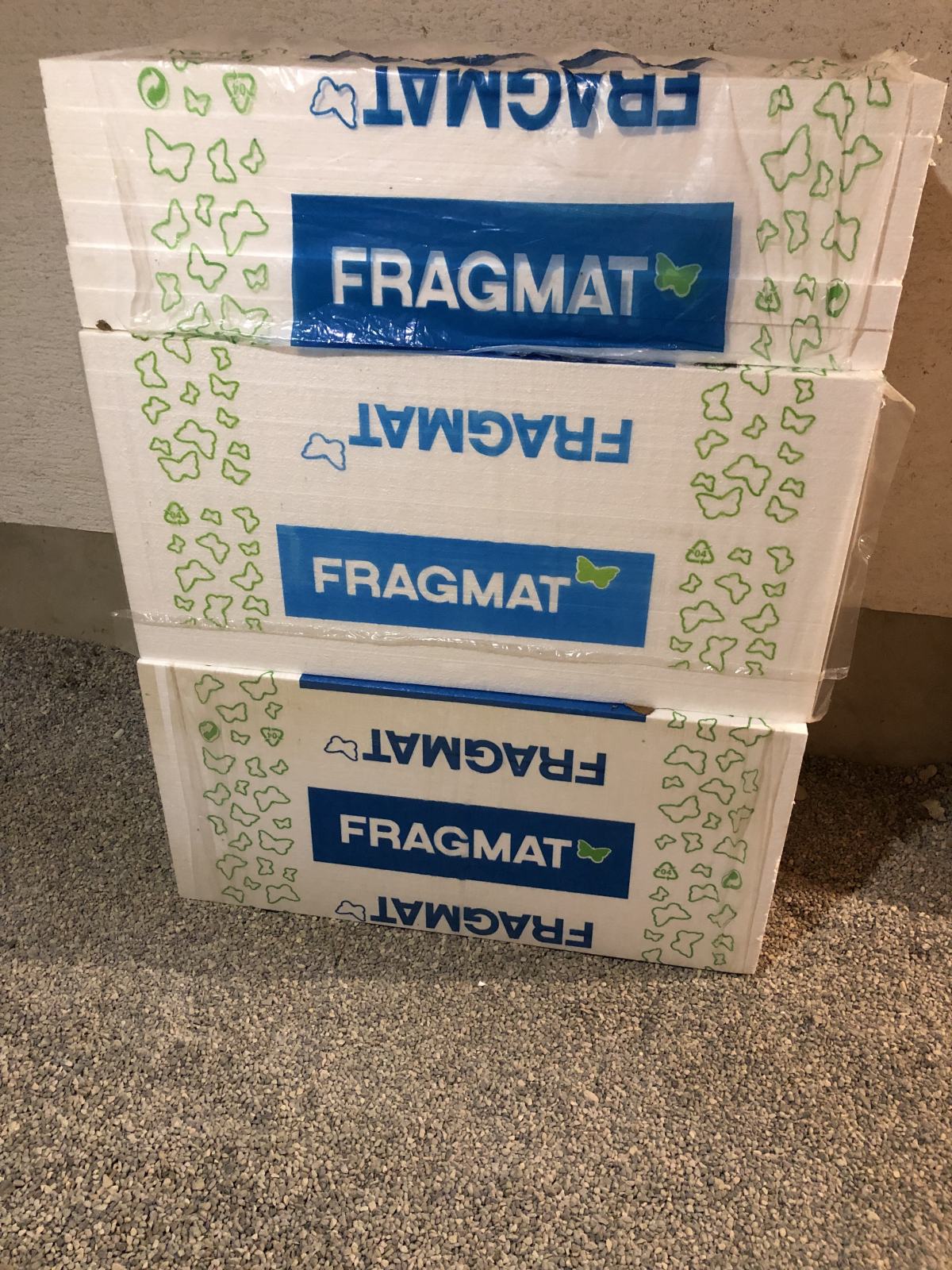 Fragmat stiropor EPS 100/5, stirotrak, talne plosce, alumplast cev