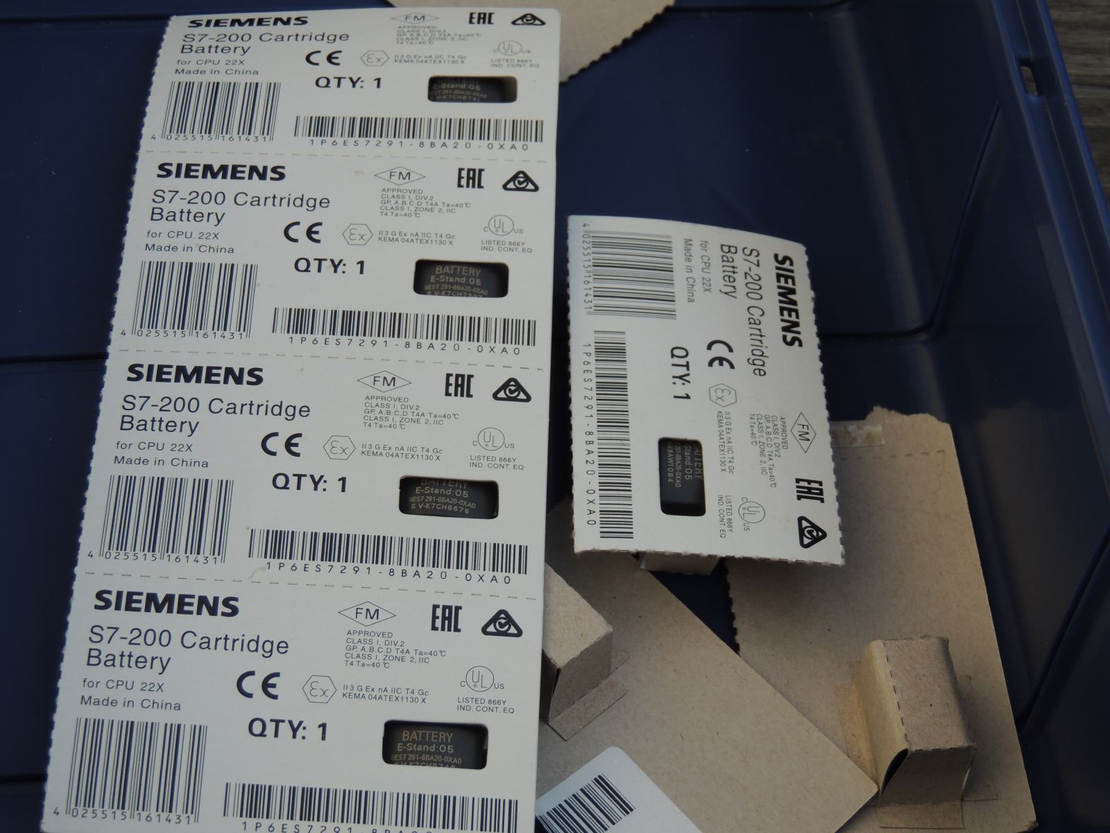 SIEMENS S7- 200 Cartridge Battery