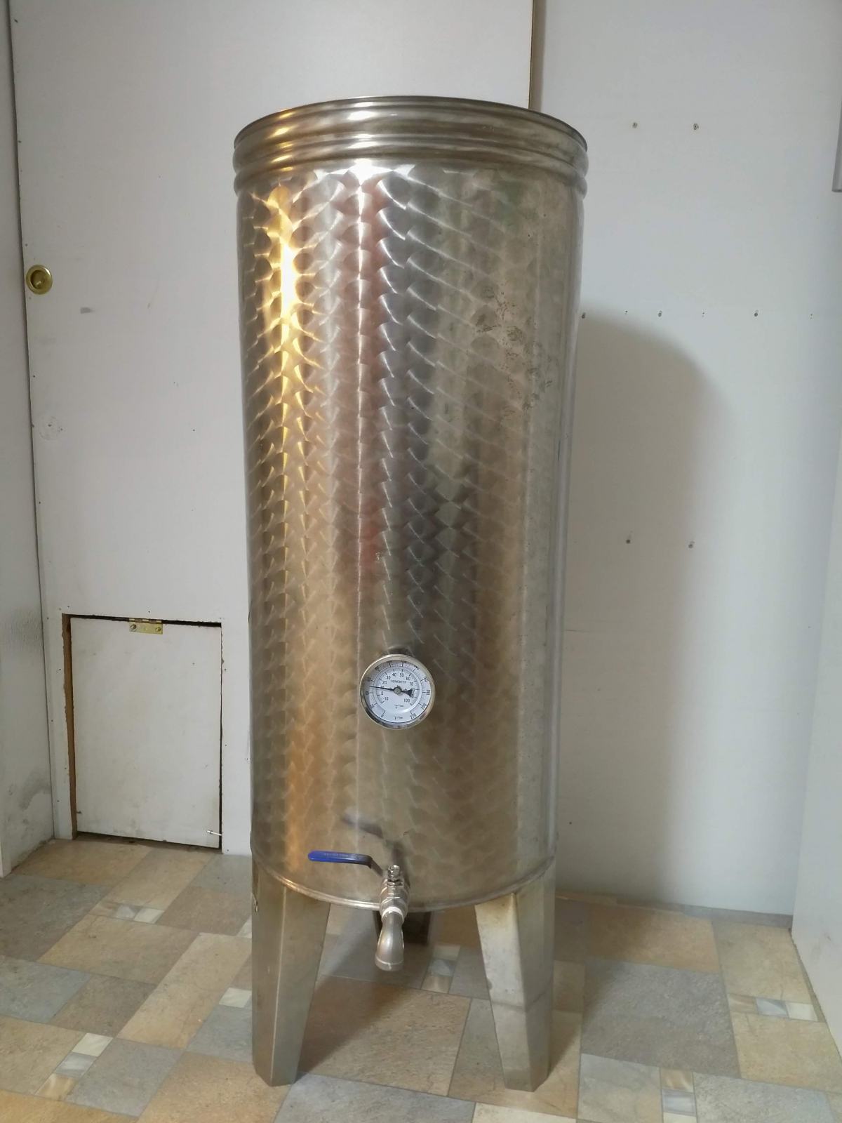 100L inox sod za drozganje piva s termometrom