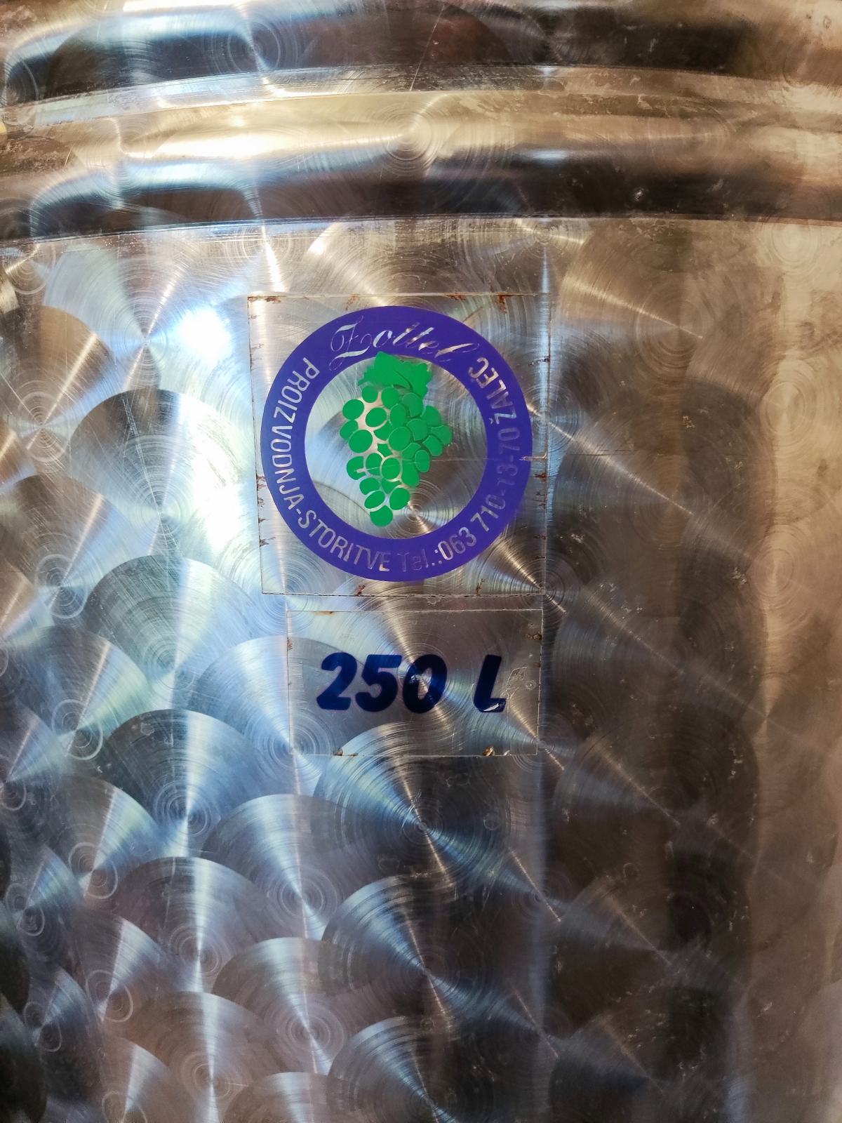 250l INOX sod z 2 pokrovoma (plavajoči in vrhnji)