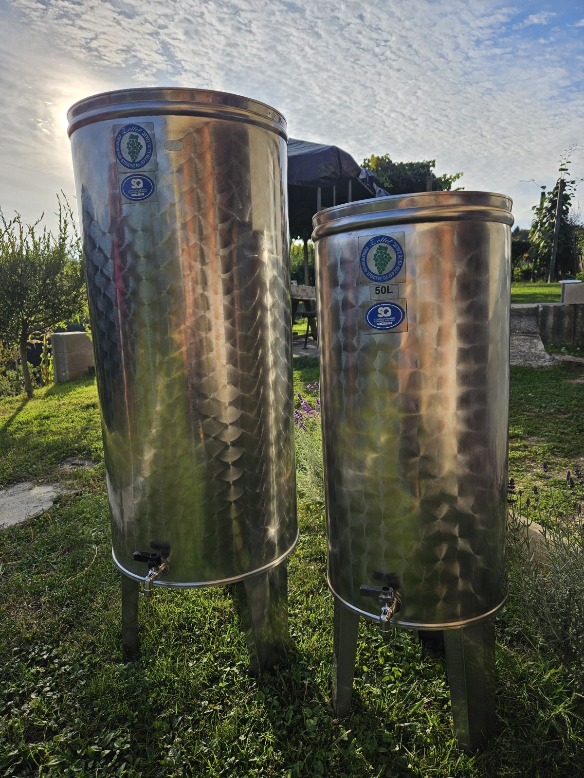 Cisterna za vino 50l in 100l