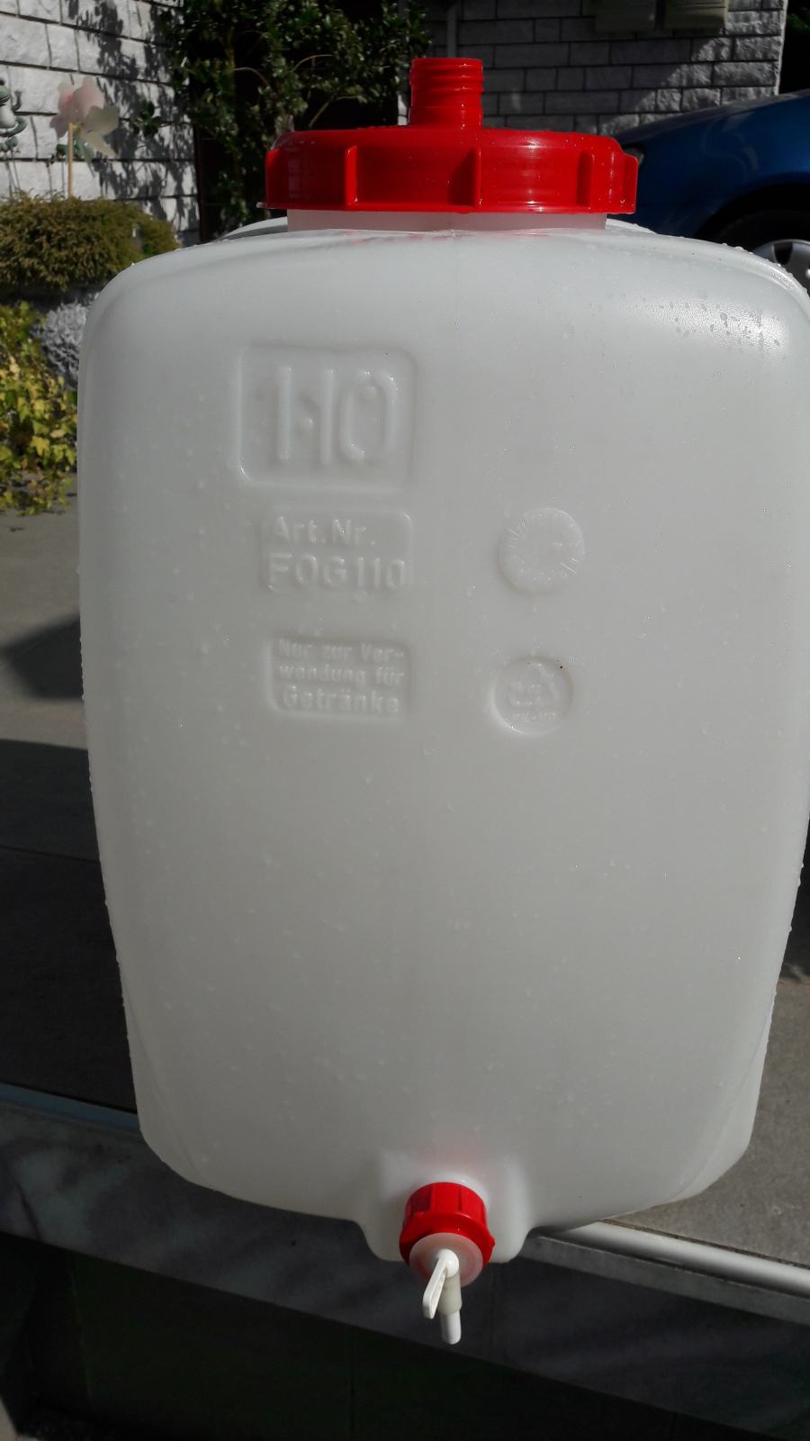 Plastični sod za vino/sok 110 l