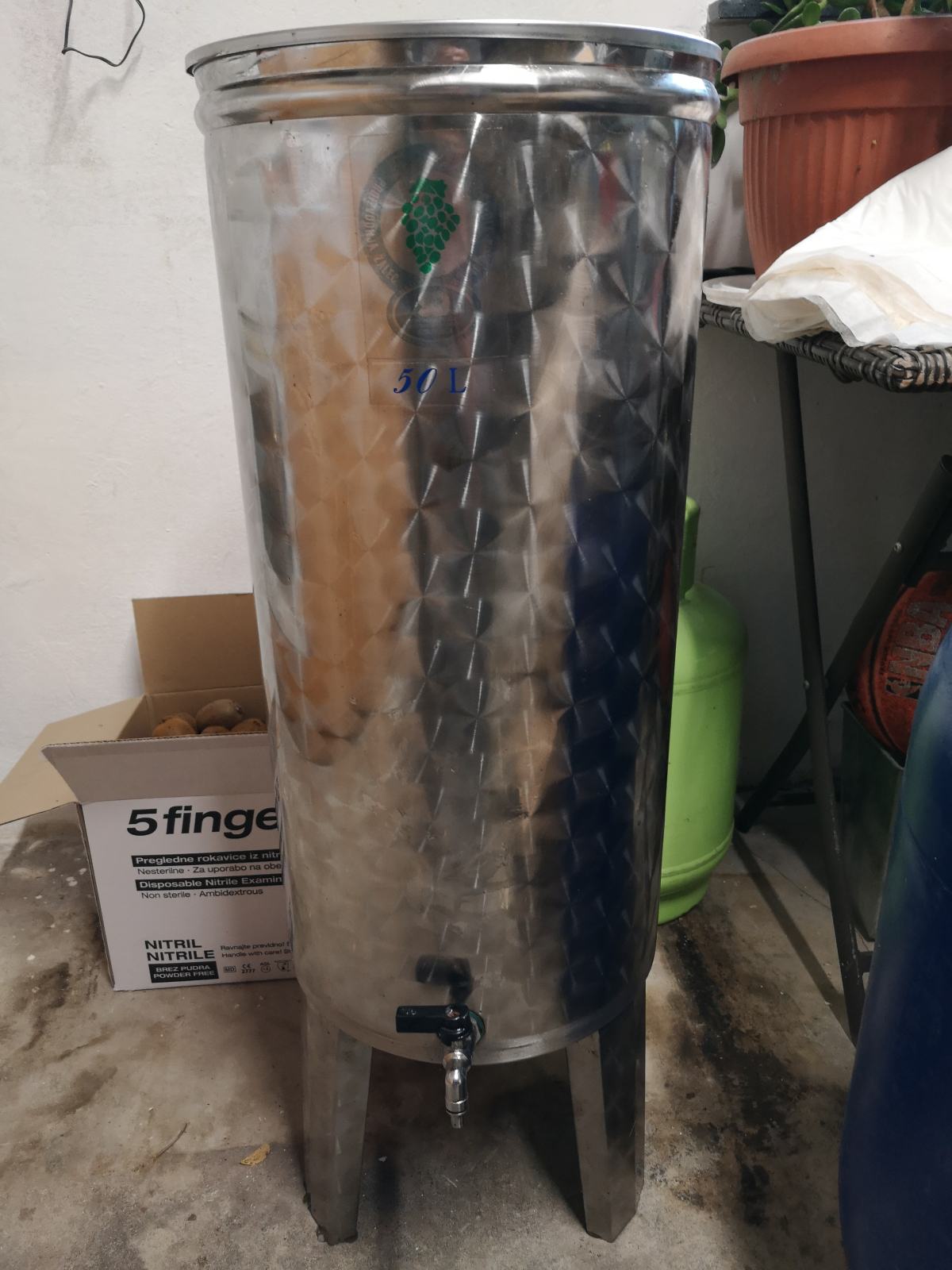 Prodam inox sod za vino ali sok 50 l