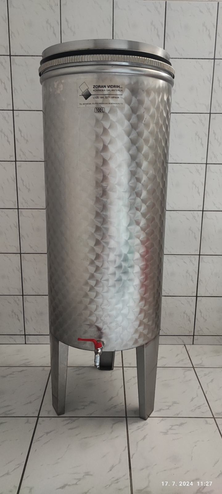 Sod za vino 100 l inox