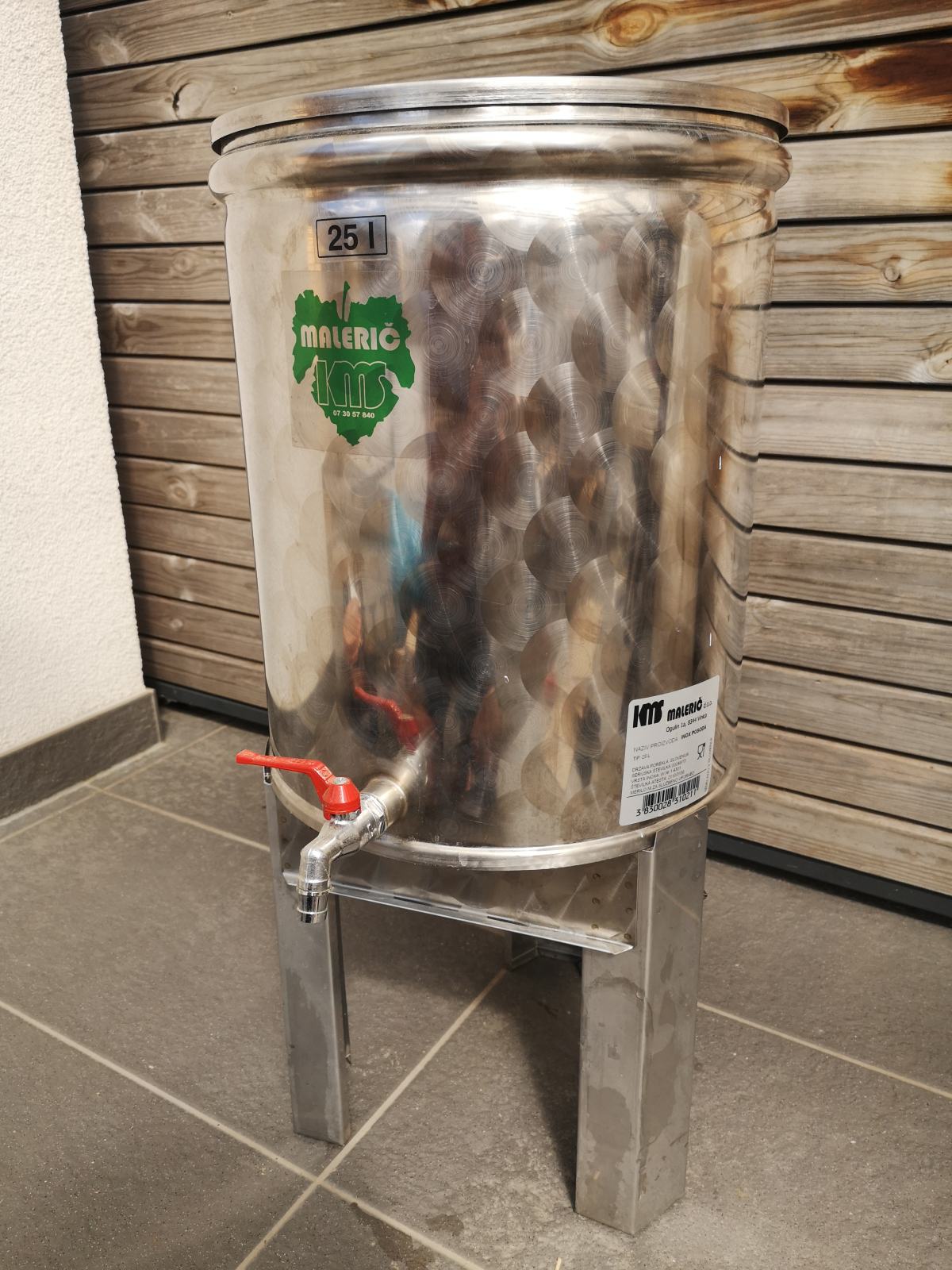 Sod za vino INOX 25l