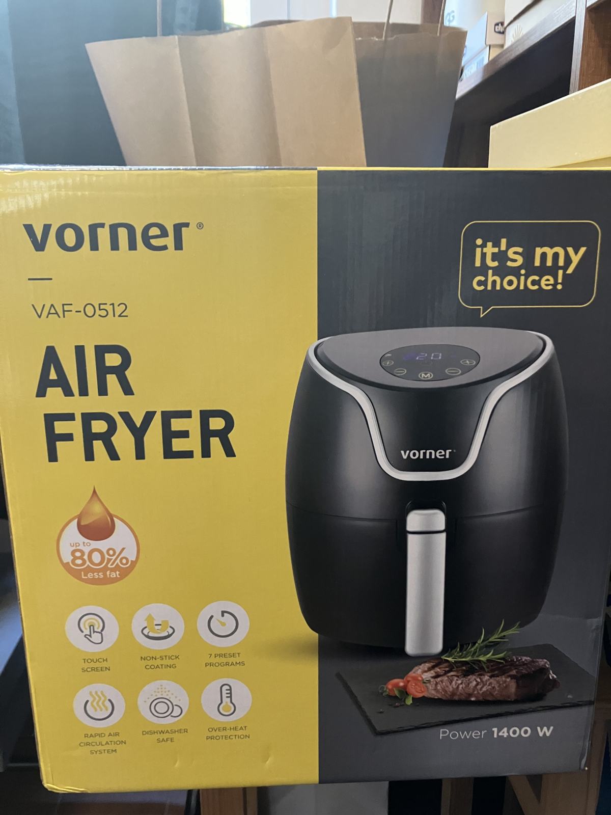 VORNER VAF-0512 cvrtnik na vroč zrak, 1400 W