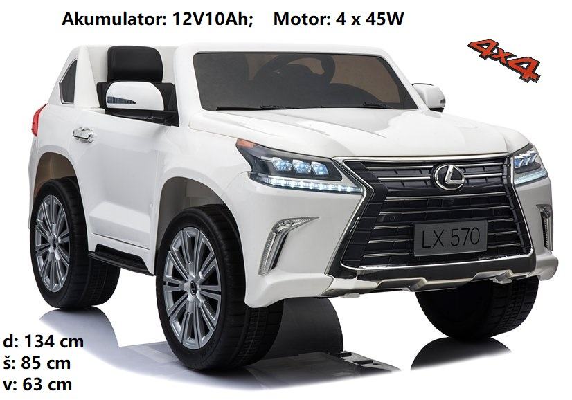 Otroški avto Lexus DK-LX570 na akumulator + daljinec