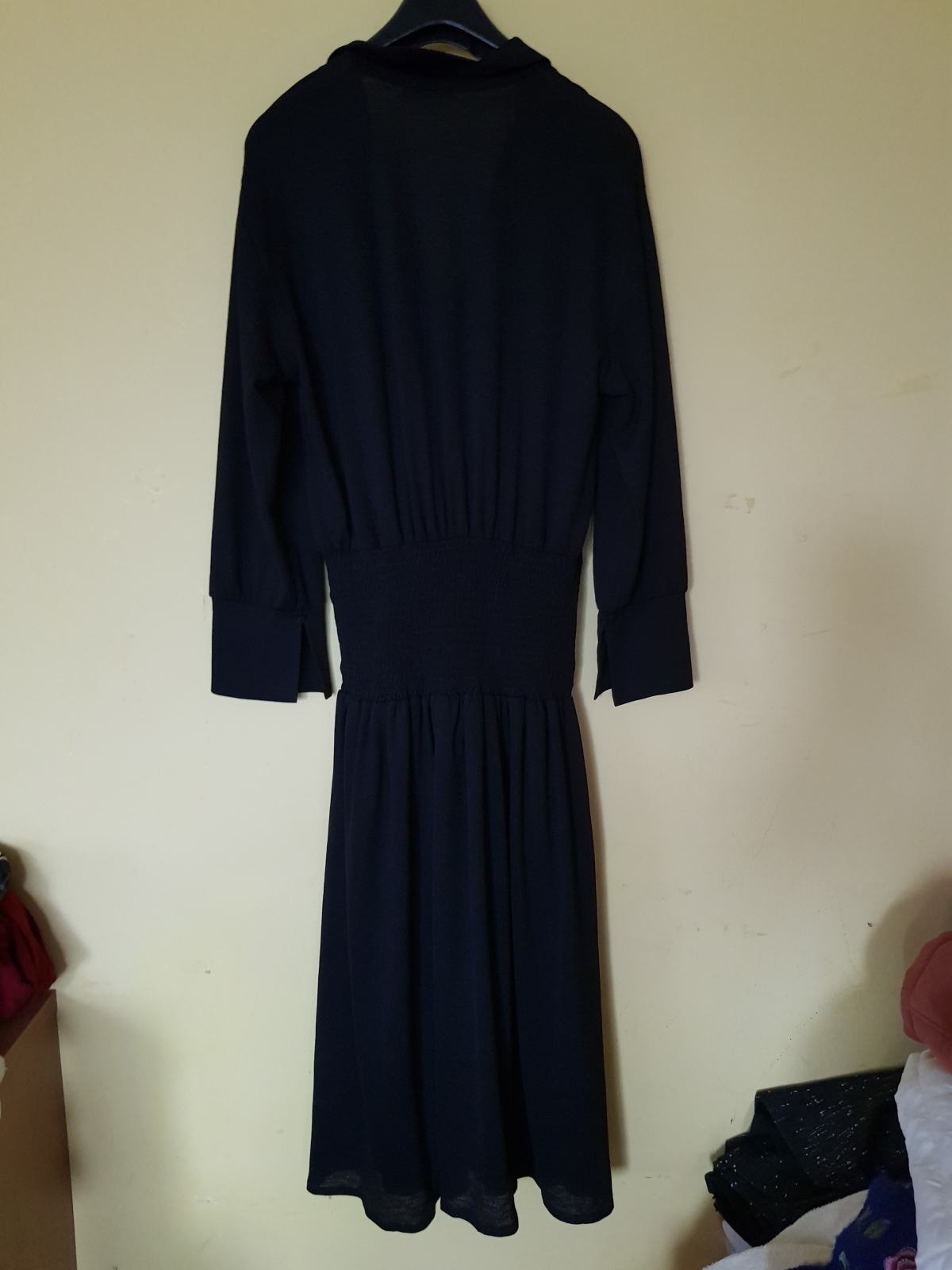 ZARA NOVA ČRNA MAXI OBLEKA M/L