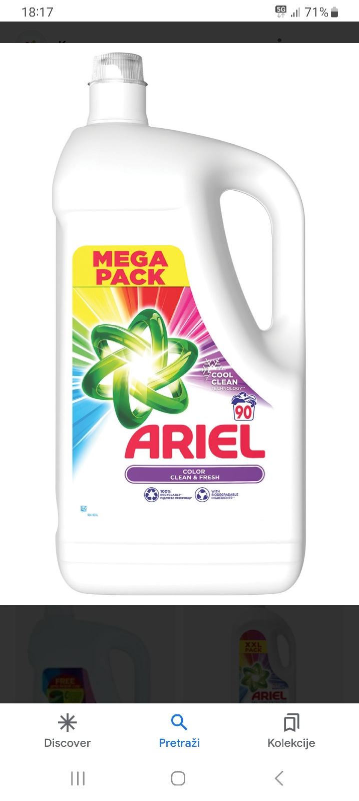 Ariel 5l in Lenor 5l