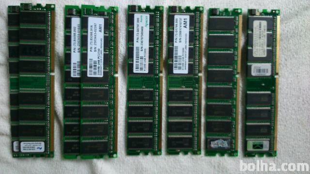 DDR RAM 256MB, 512MB