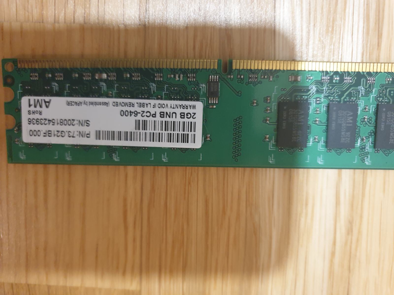 DDR 2 RAM 800 MHZ
