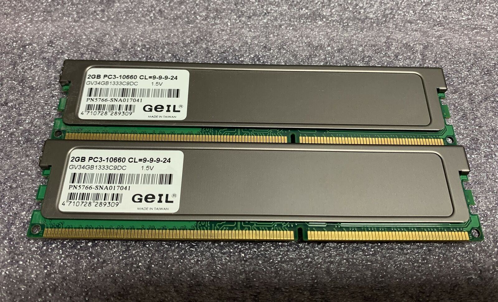 4GB -KIT -ddr3- pc3-10660 cl9-9-9-24