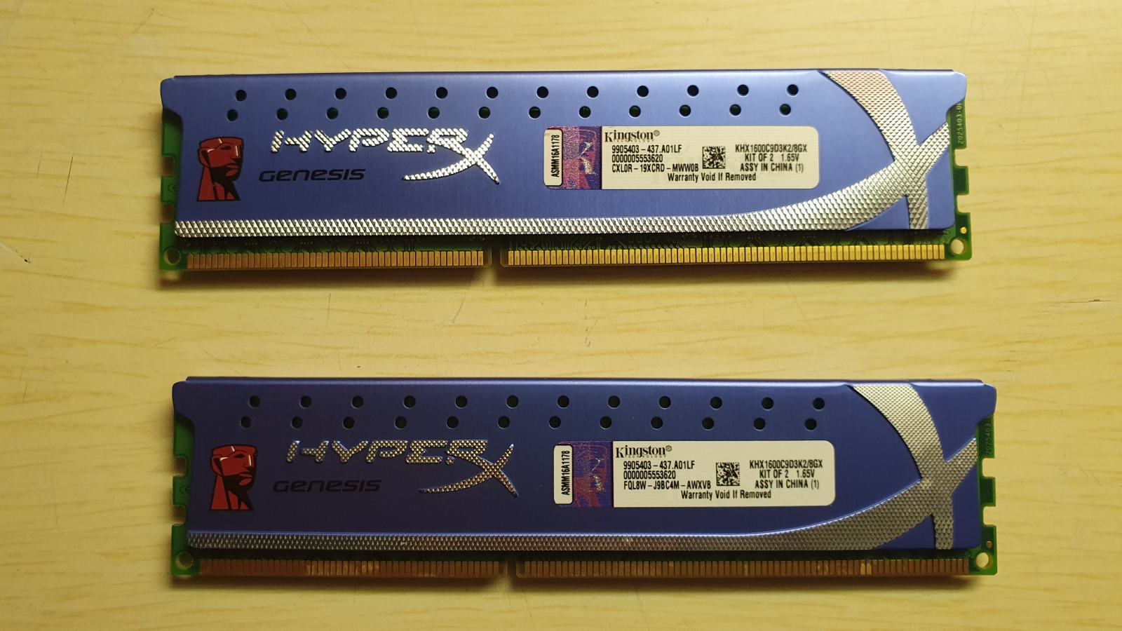 KINGSTON Genesis 2 x 4 GB DDR3 RAM