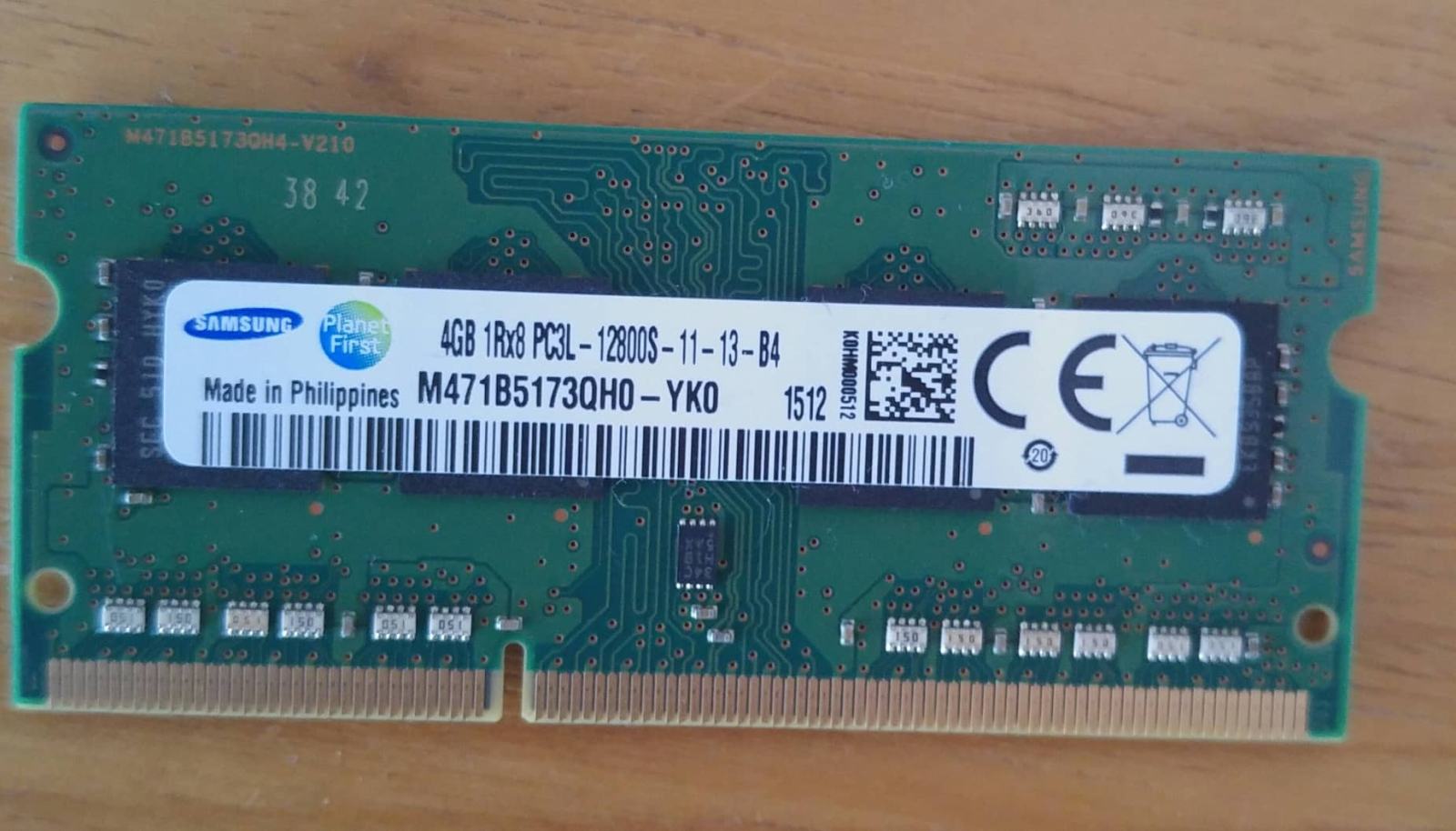 DDR3 4GB 1600MHz za prenosnik