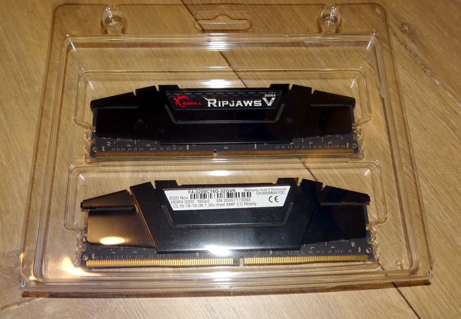 32GB 2x16 G.Skill Ripjaws V DDR4 3200MHz CL16