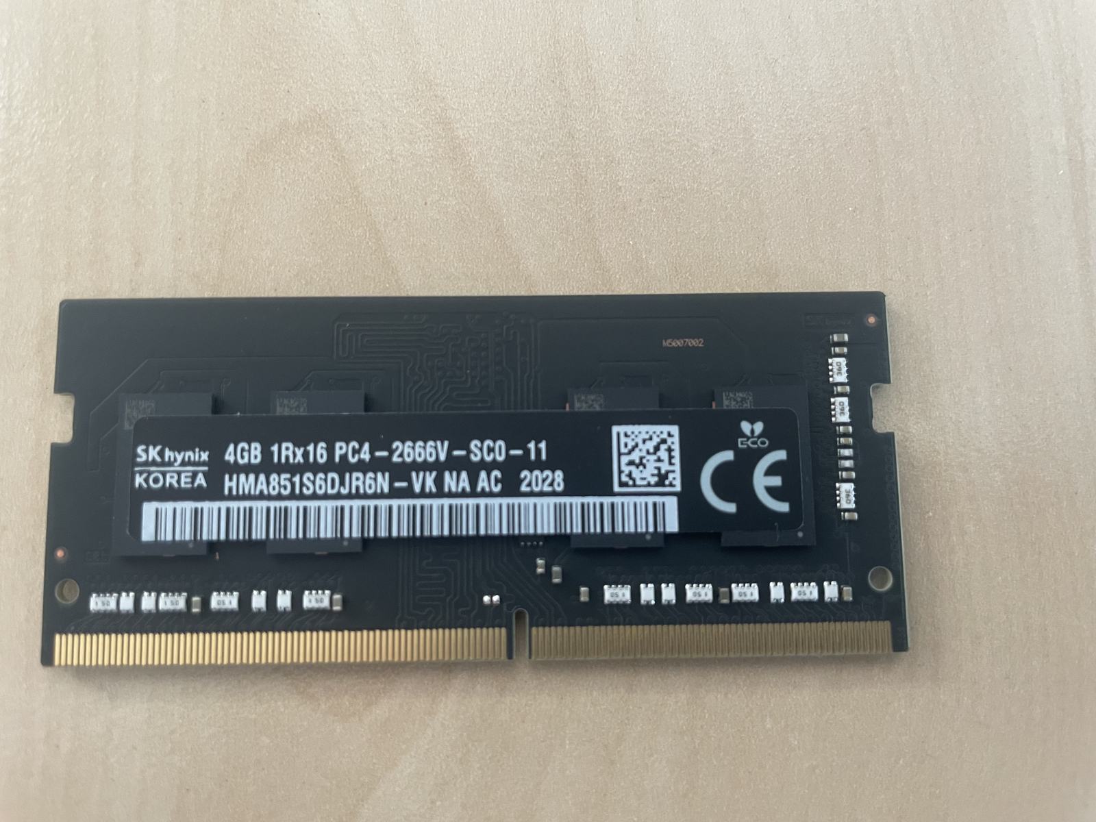 RAM 2 x 4GB - DDR4 2666Mhz