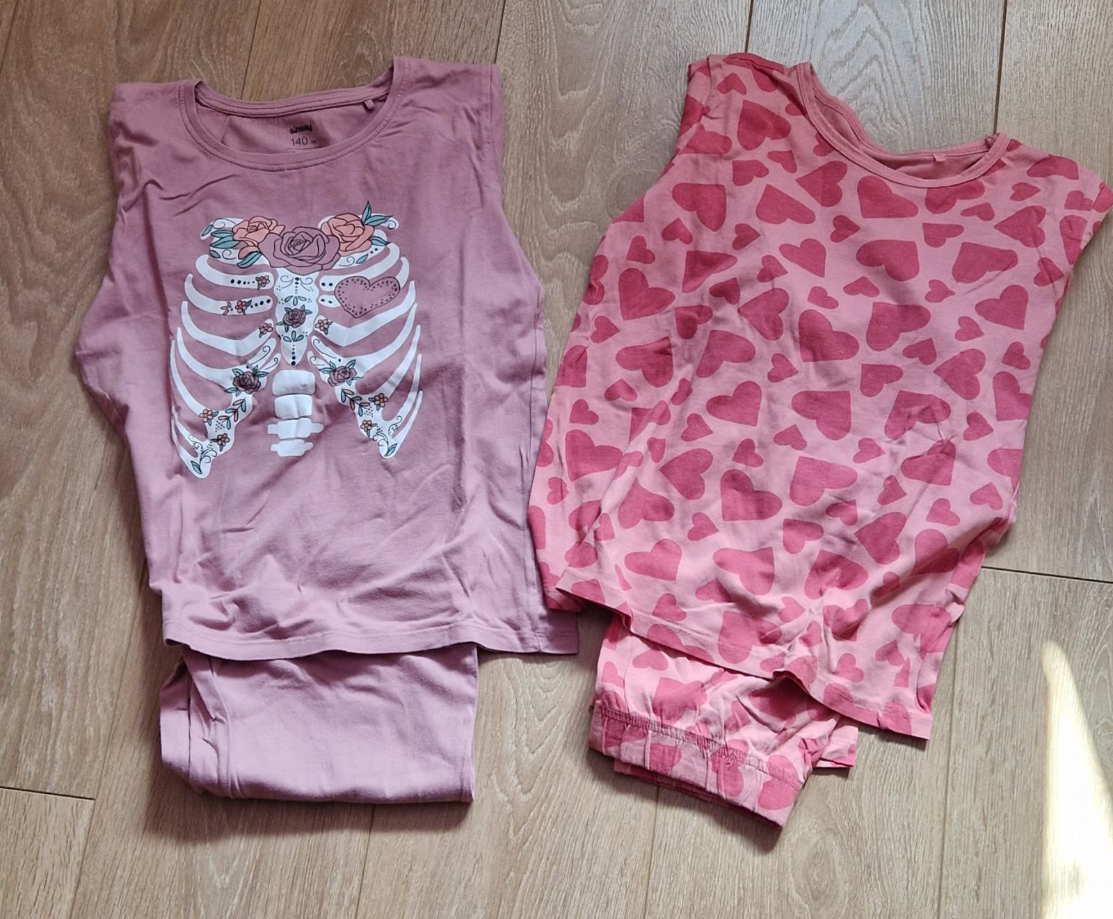 Komplet 2 dolgih pizam, punčka vel.140