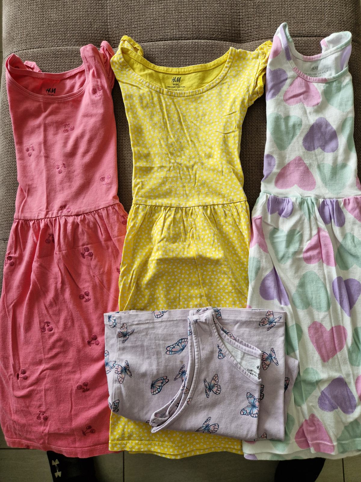 Oblekice H&M, 122/128, kratek rokav