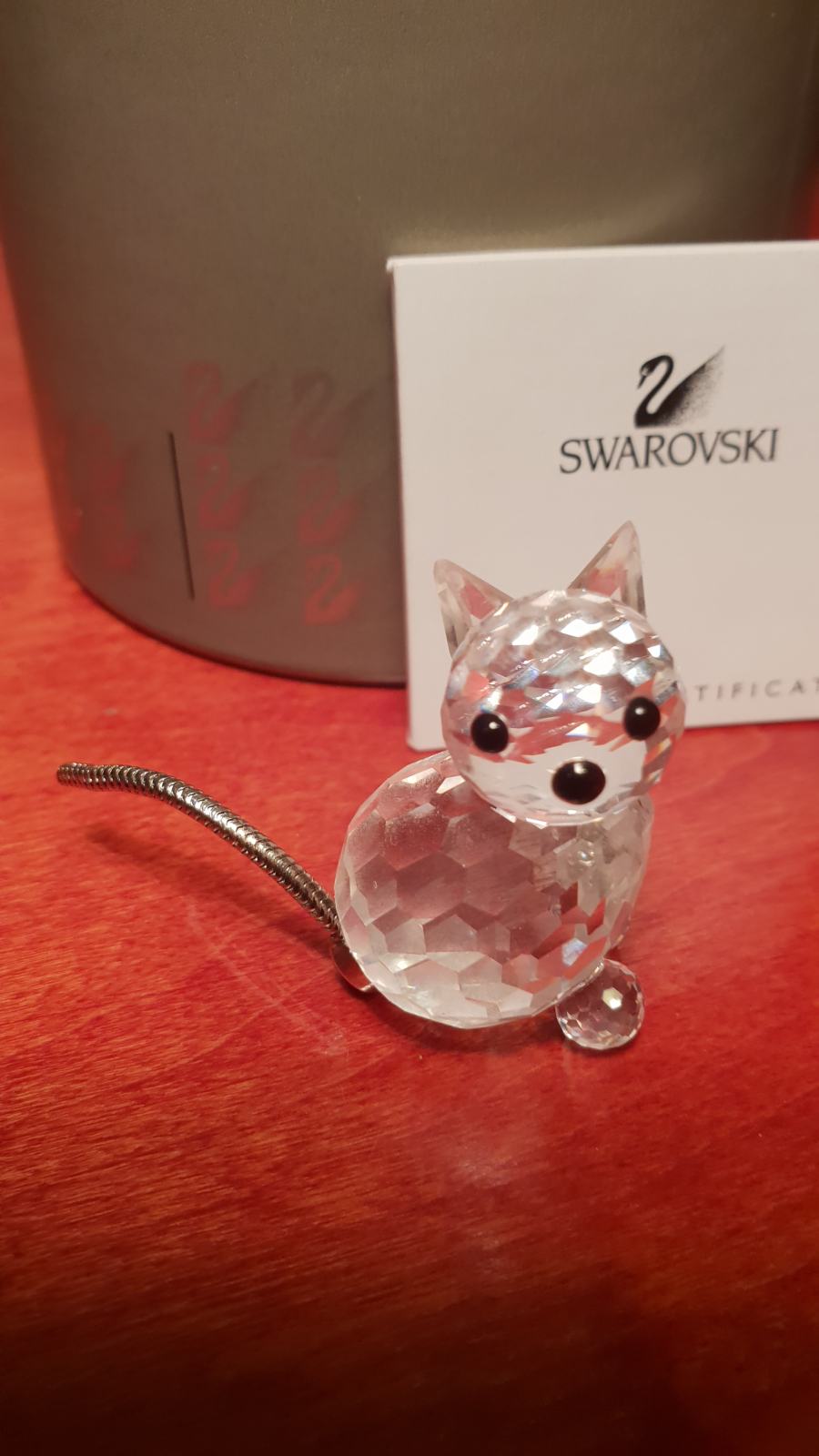 Swarovski figurica mucek