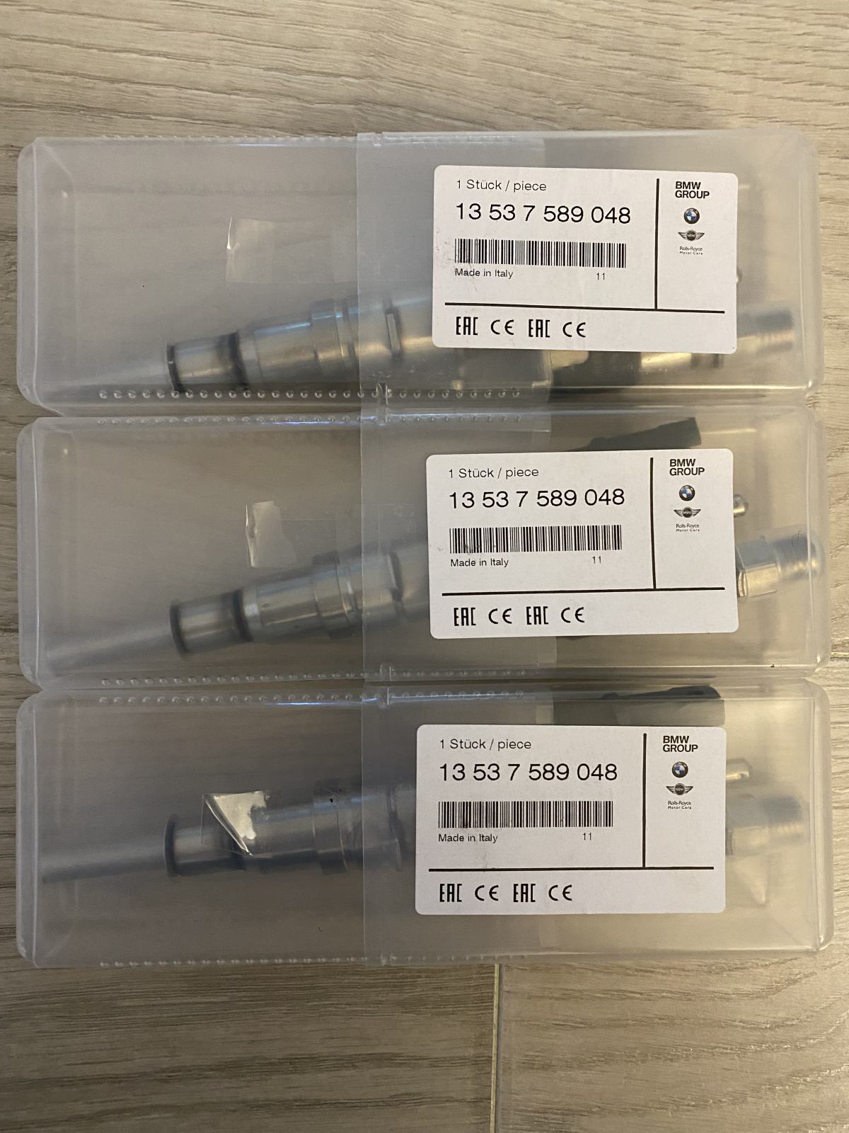 3× BMW injektor - šoba 13537589048