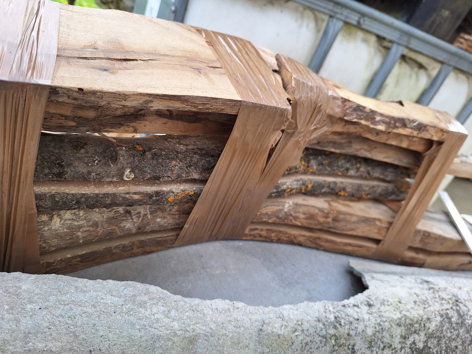 Les oreh, 2 do 95x4 do 11x2,5 cm, ce na 1 eur za kratke, za vse 12 eur