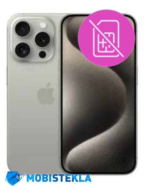 Apple iPhone 15 Pro - popravilo sprejemnika SIM kartice