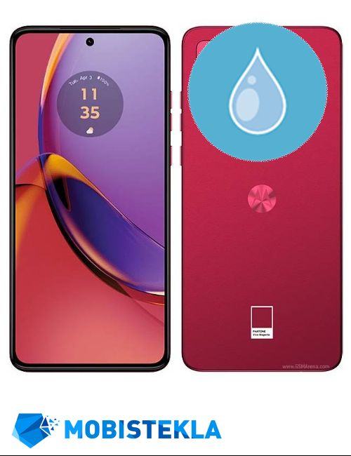 Motorola Moto G84 - stik s tekočino