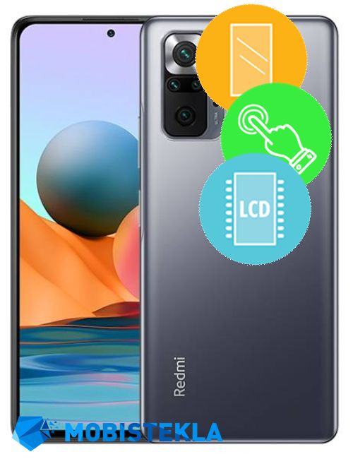 Xiaomi Redmi Note 10 Pro - menjava ekrana in stekla