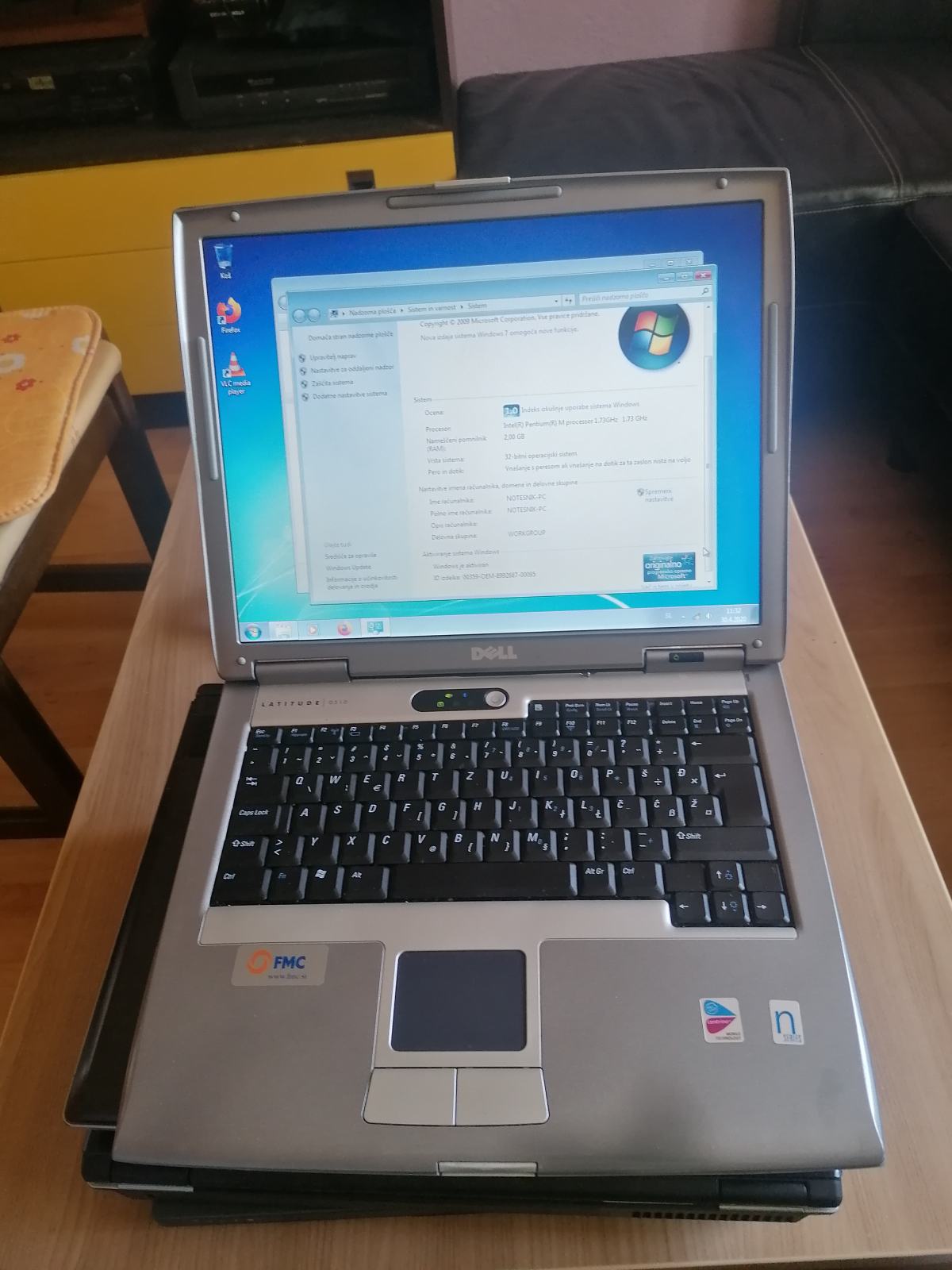 Prenosnik dell latitude D510