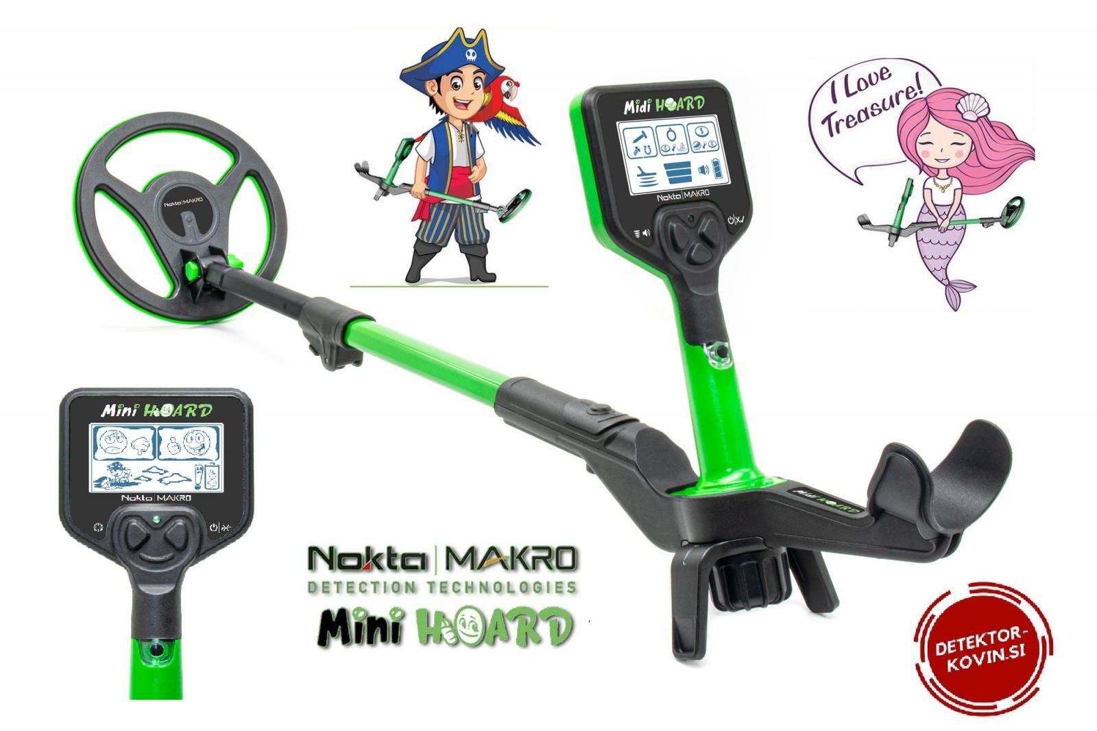 Otroški detektor kovin Nokta Mini Hoard