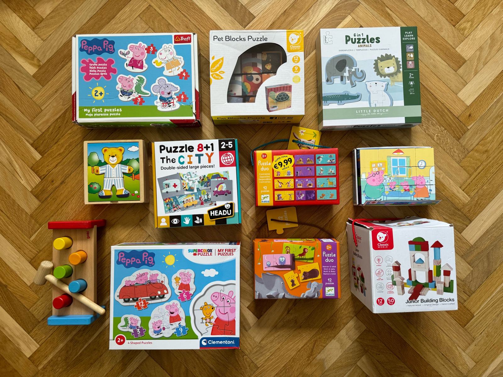 Sestavljanke - več vrst