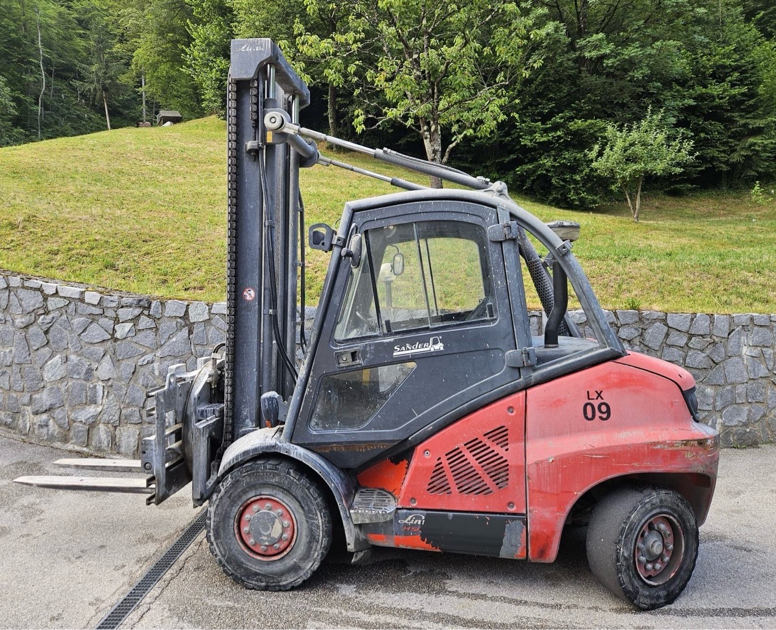 Viličar Linde H50 diesel; pozicioner; rotator vilic