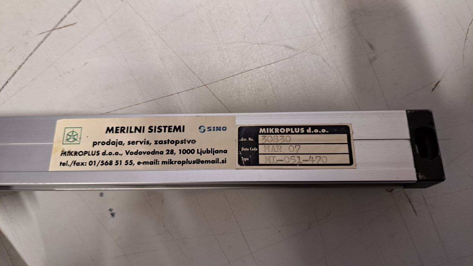 Merilni sistem za merjenje pozicij