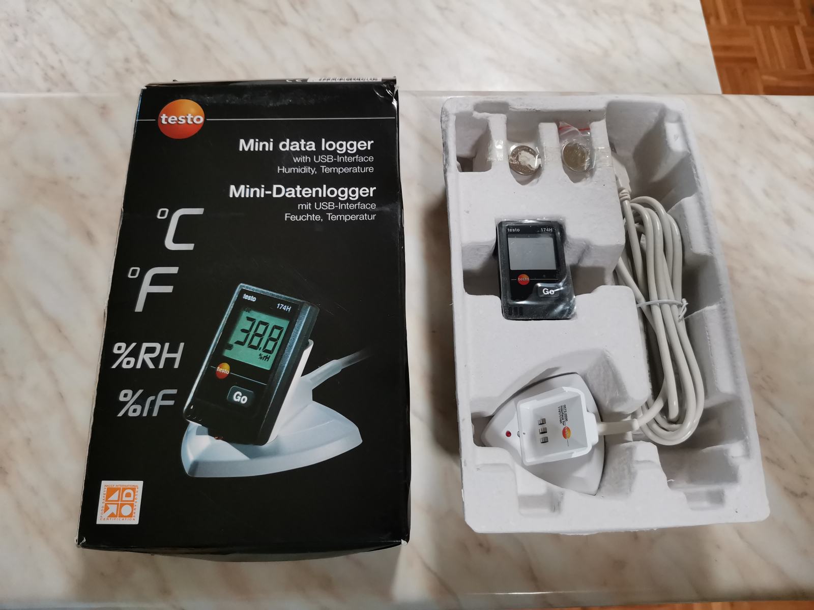 TESTO MINI DATA LOGGER KIT 174 H