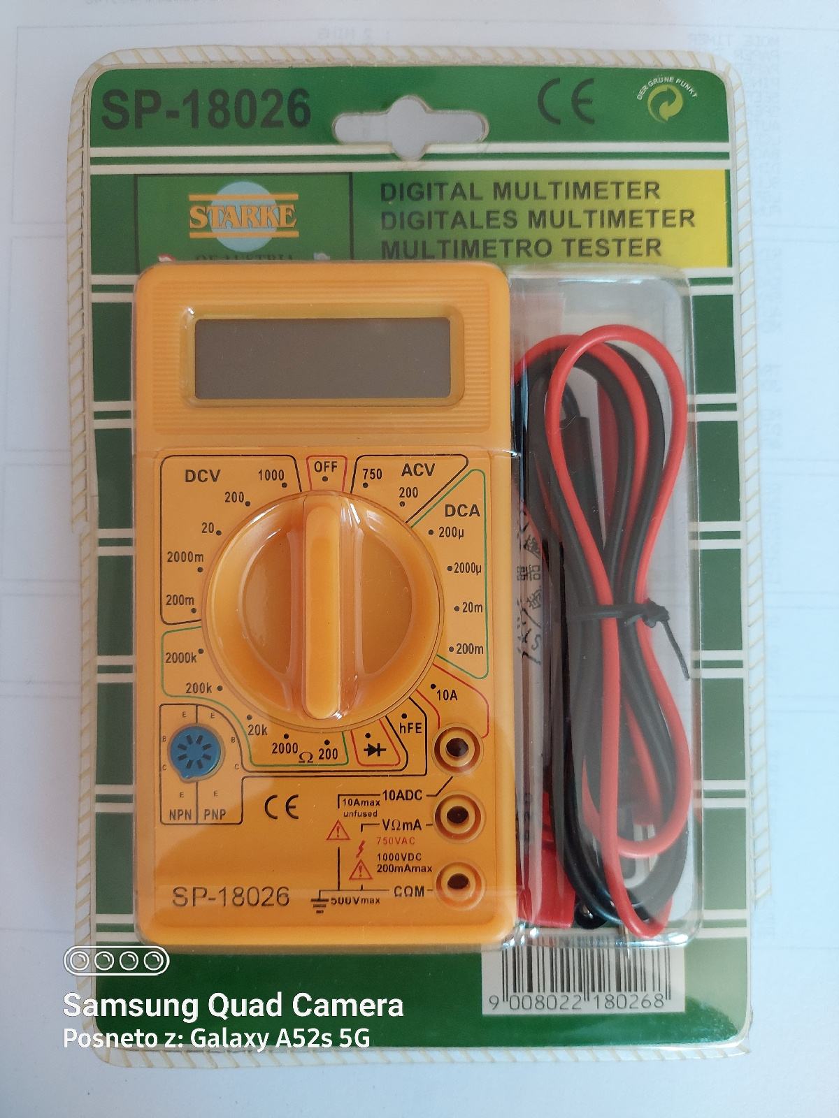 Digitalni multimeter SP-18026