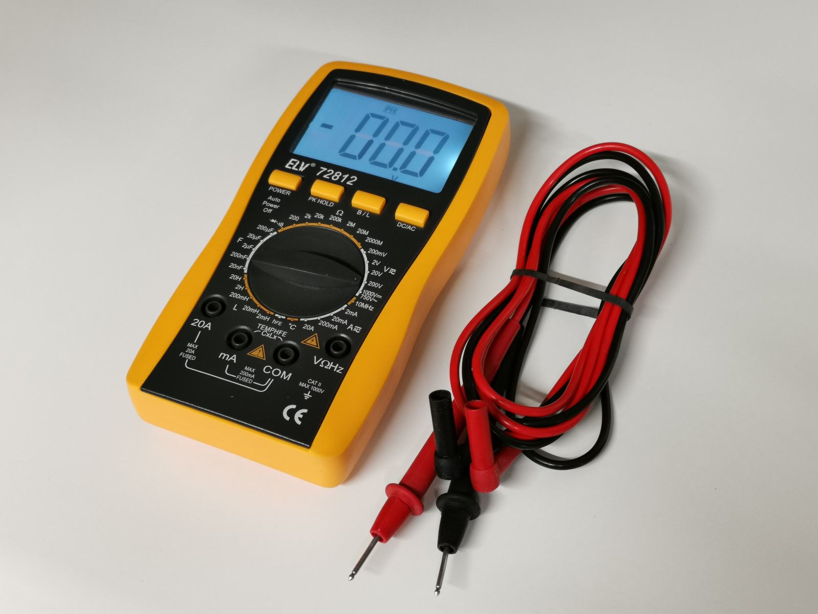 ELV 72812 Multimeter z velikimi številkami (Victor VC88C)