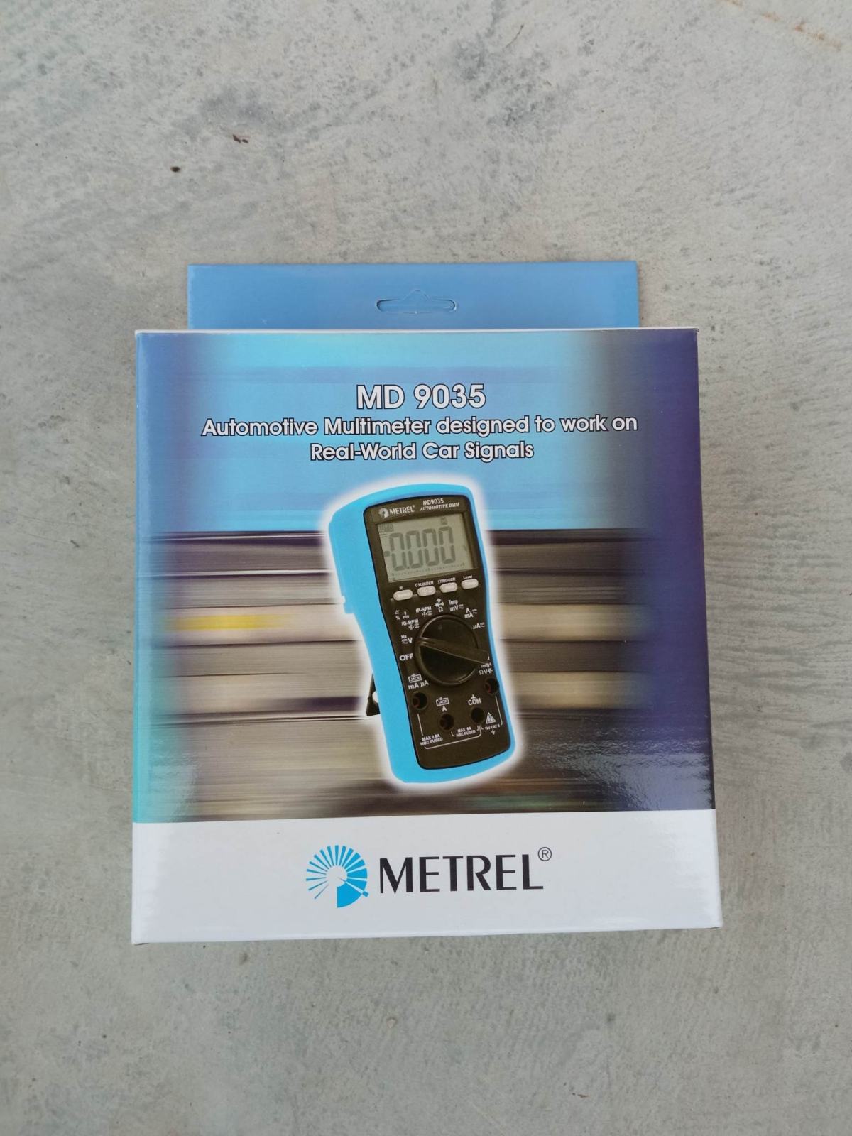 Metrel Kal.-ISO Ročni digitalni multimeter Metrel MD 9035 avtomobilske