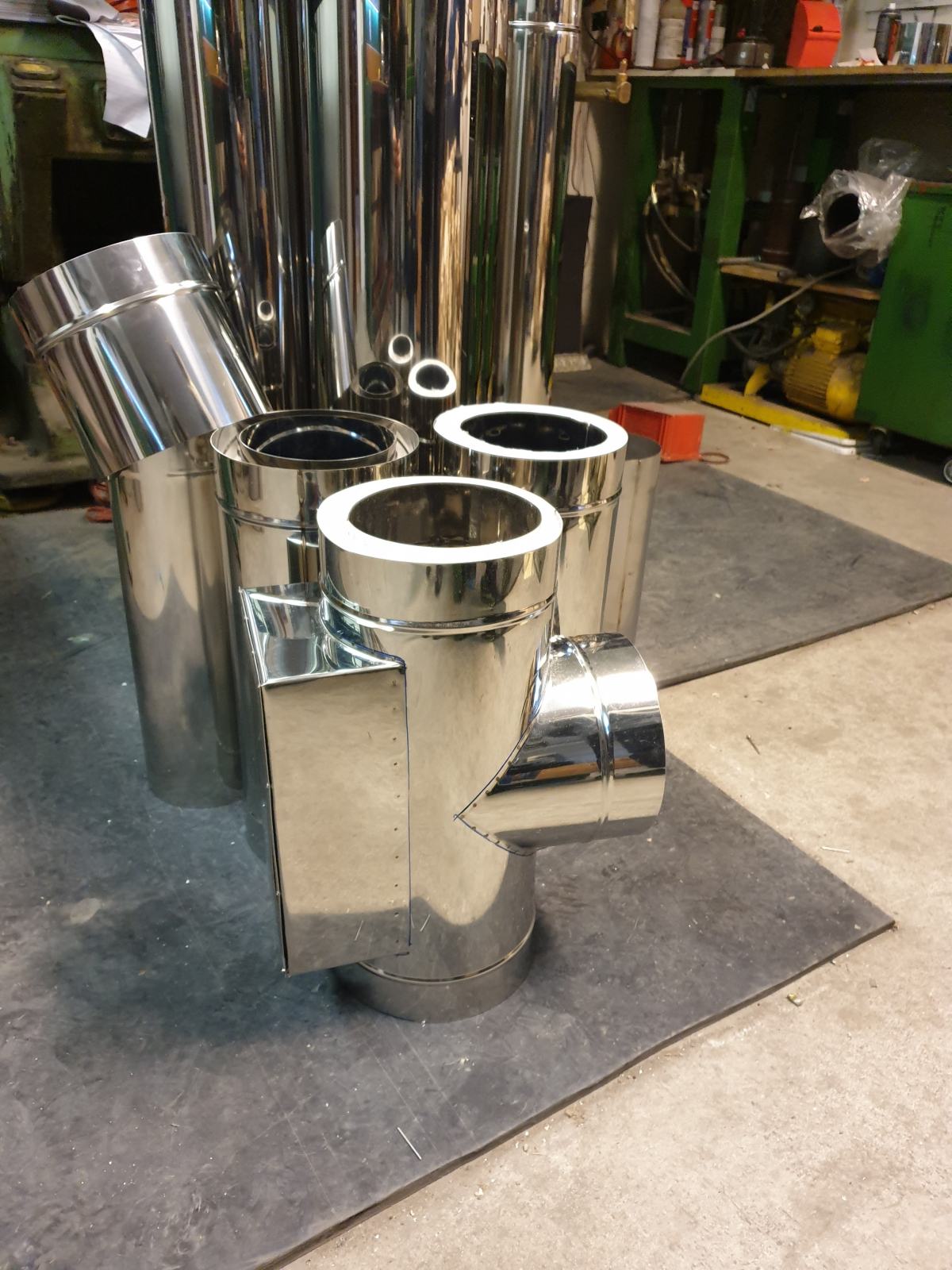 Inox dimnik fi 160 DW troslojni 7 metrov z montažo samo 1.350€