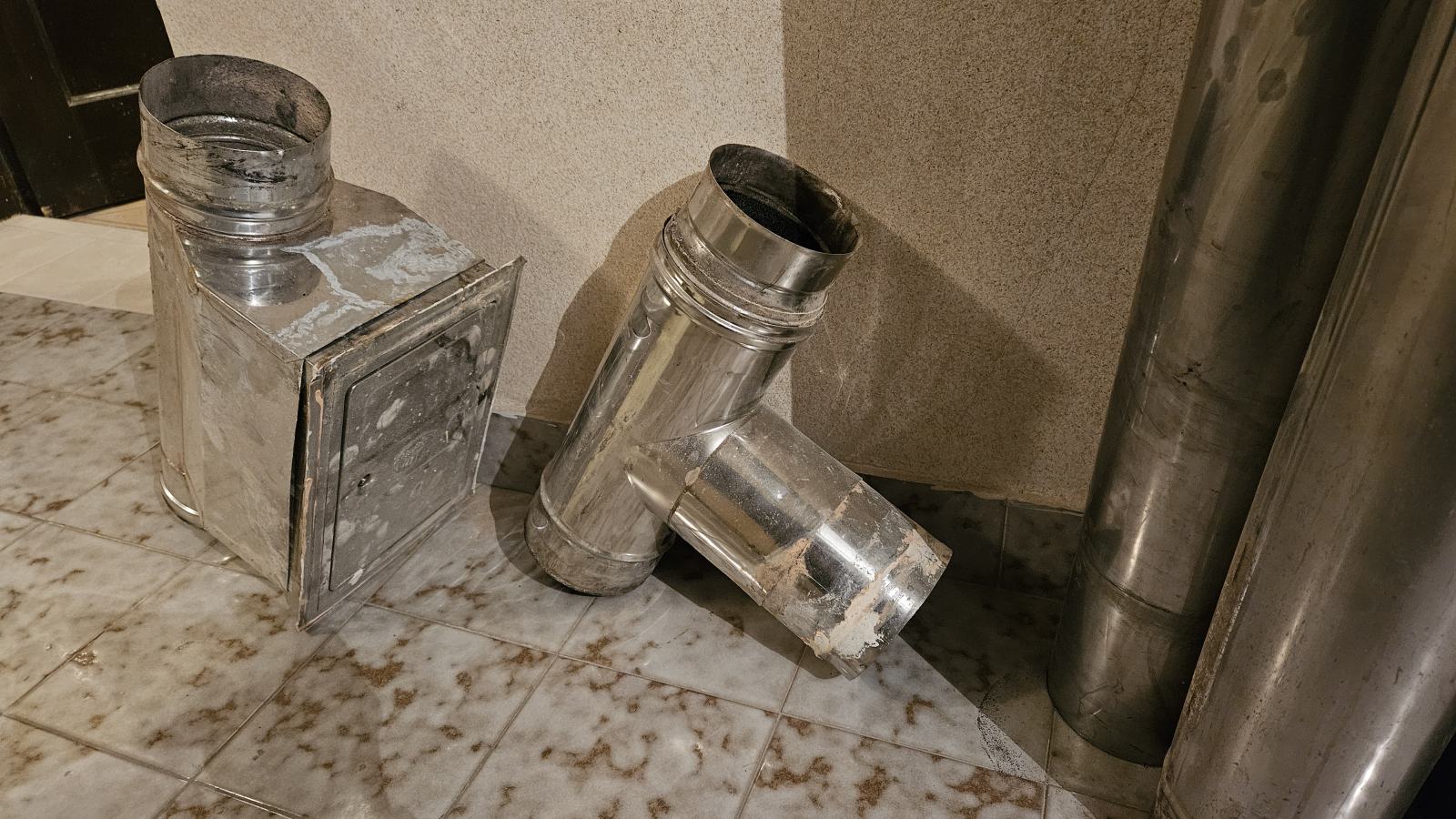 Inox dimniška tuljava, premer 120-130 mm