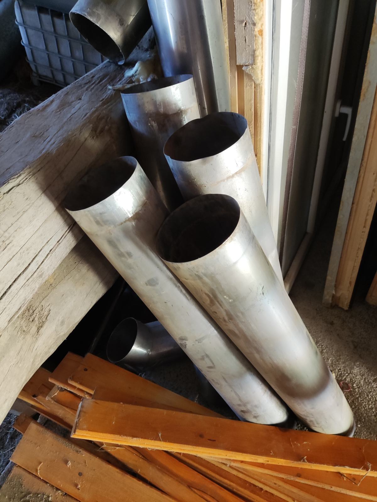 Inox, rostfrei dimniška cev