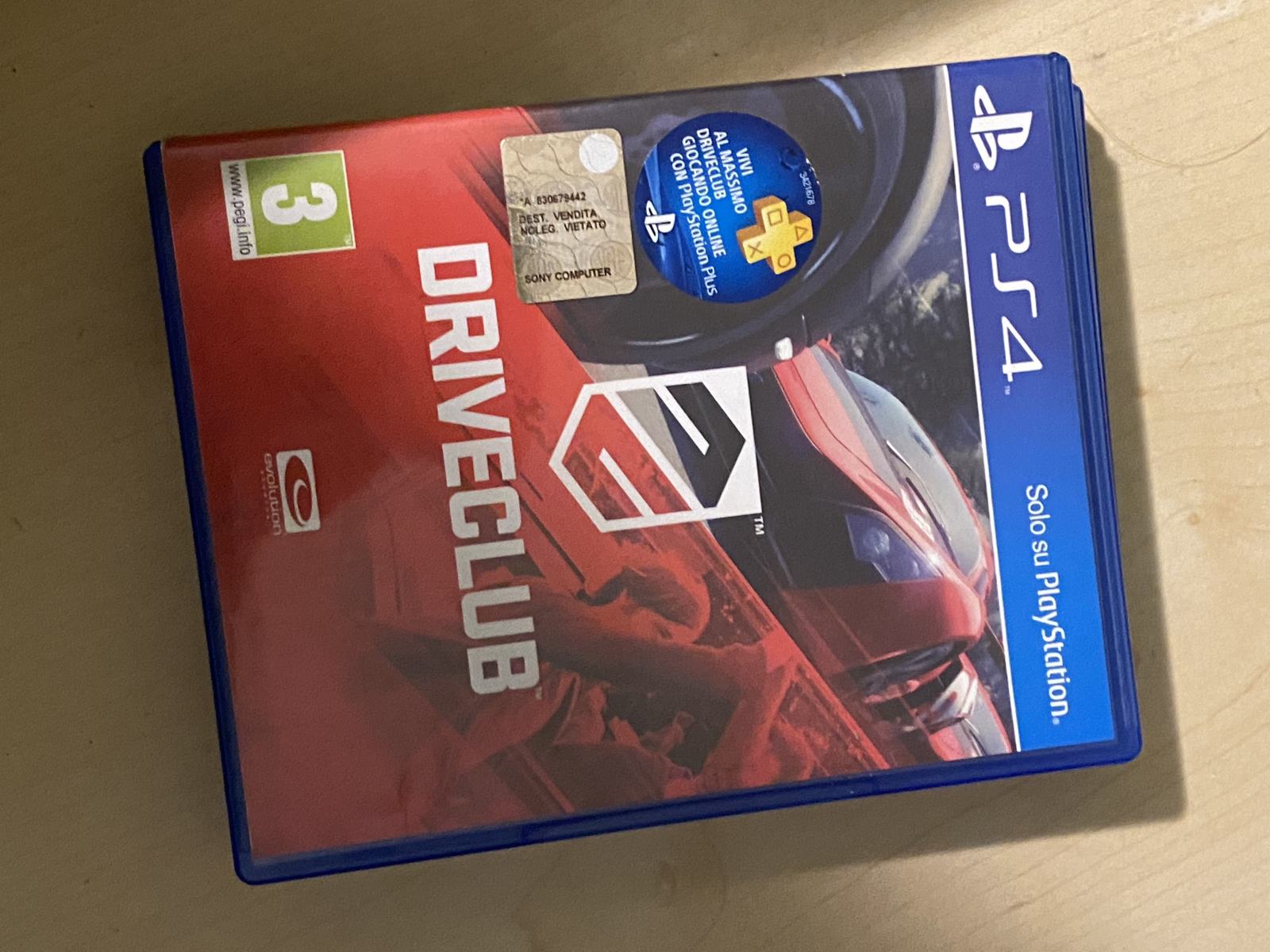 DRIVE CLUB za ps4