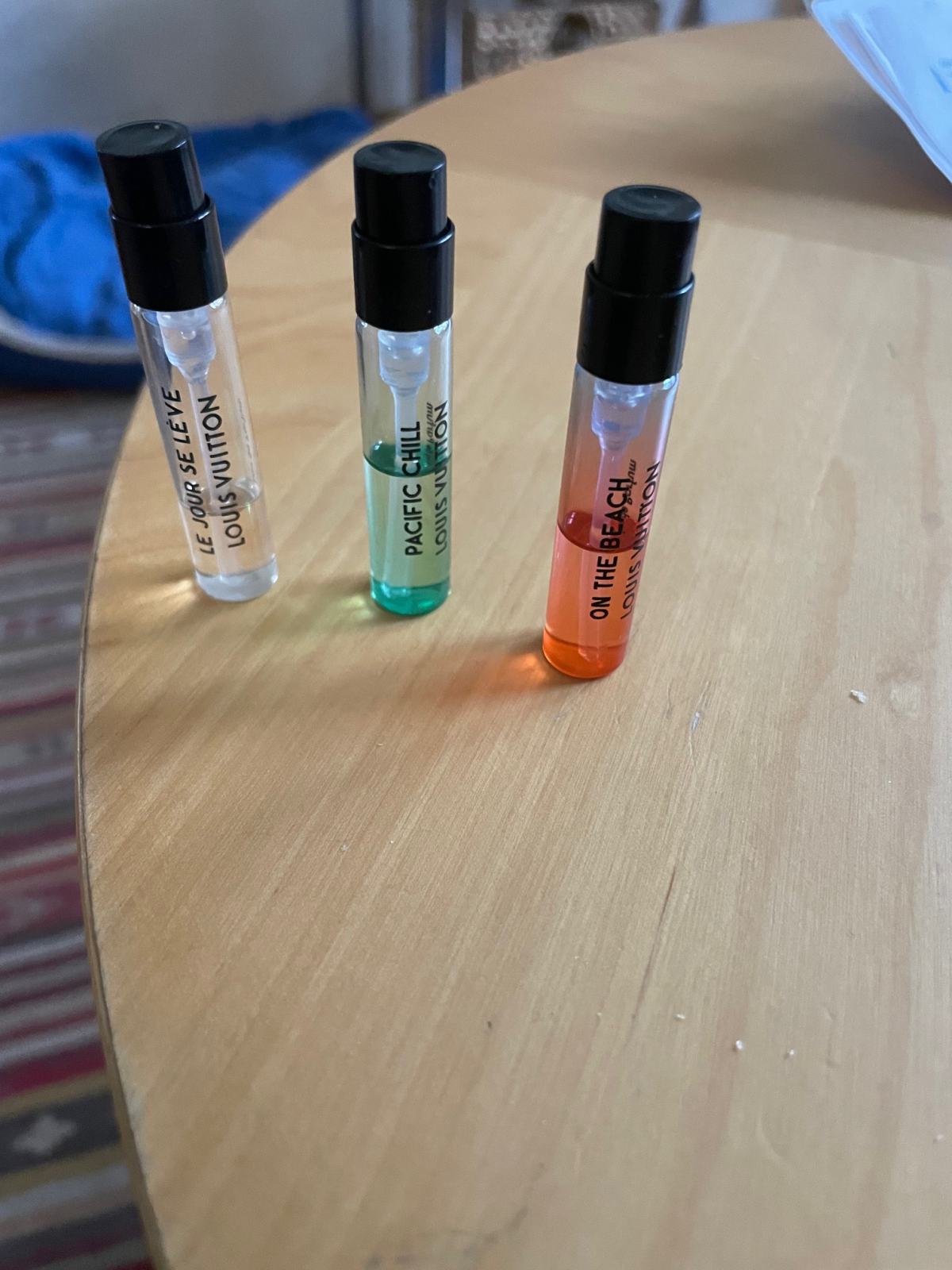 Louis Vuitton LV vzorci parfumov parfum sample 3x