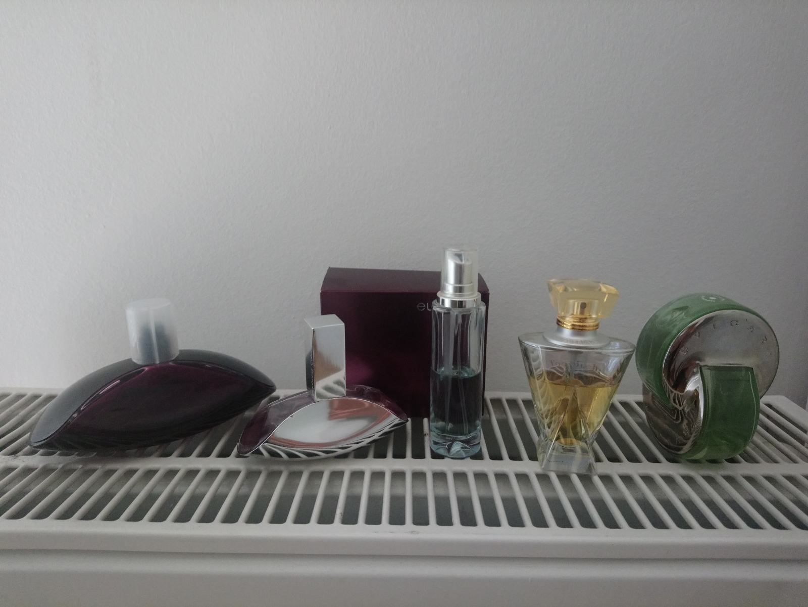 Parfumi, original: CK, Guerlain, Bvlgari