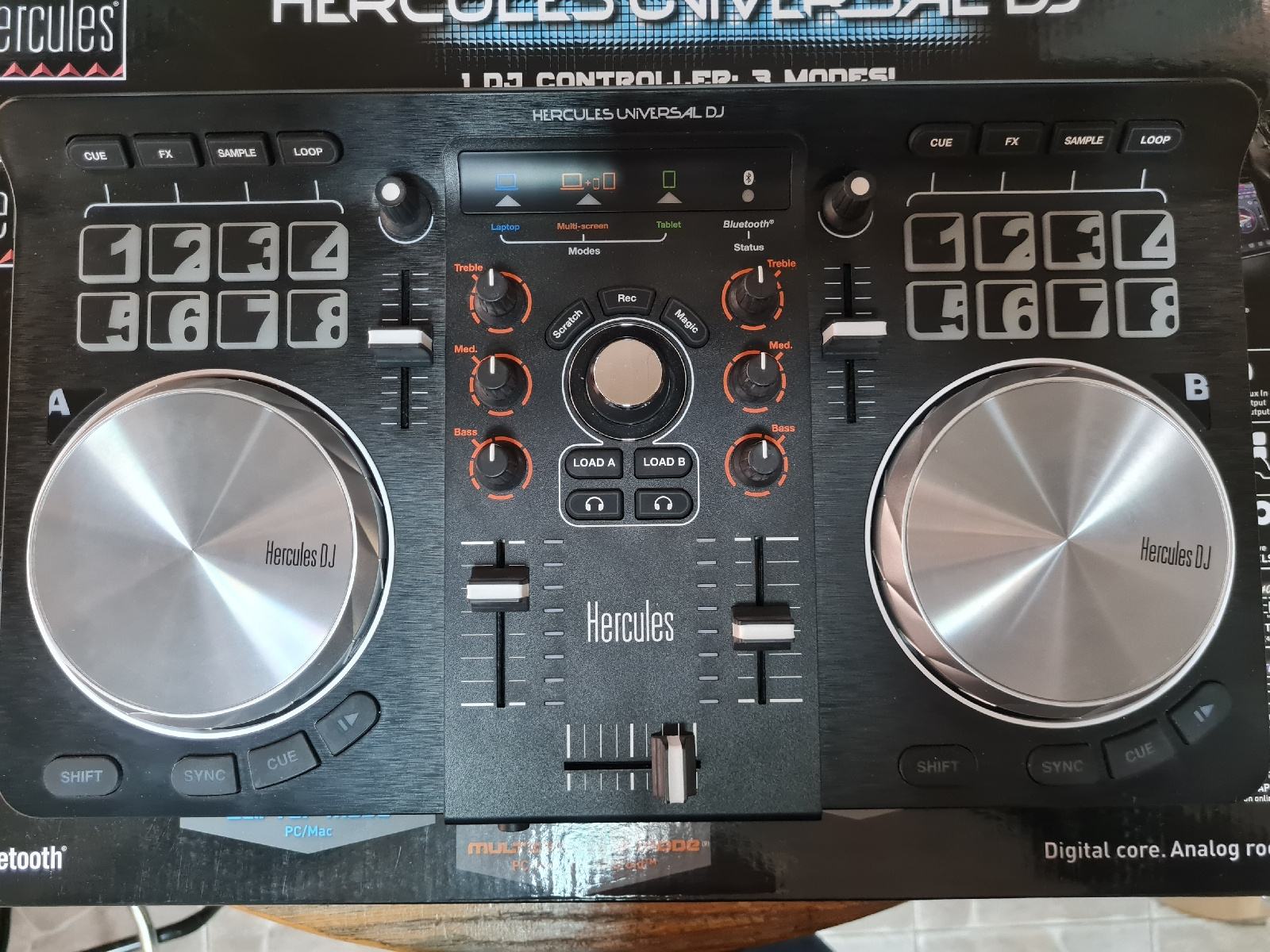 HERCULES UNIVERSAL DJ CONTROLLER, Bluetooth