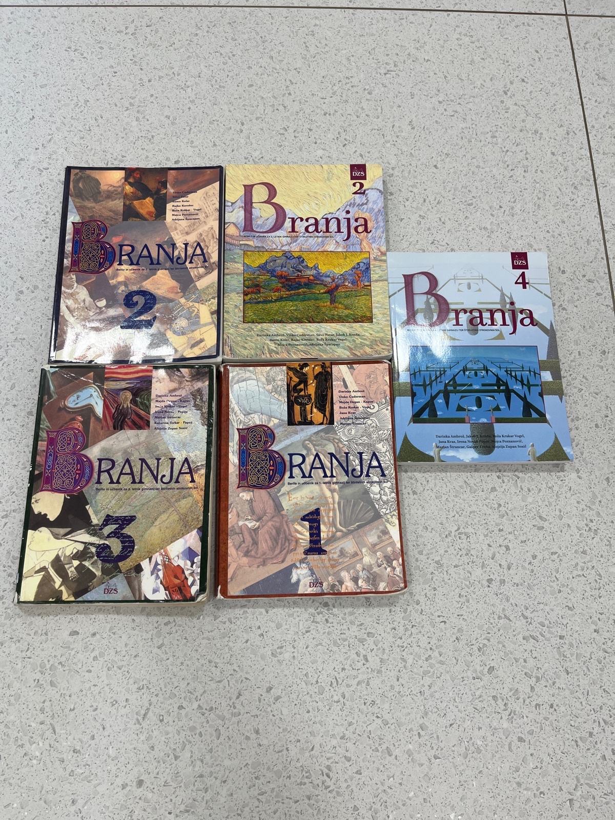 Branja 1, 2, 3, 4