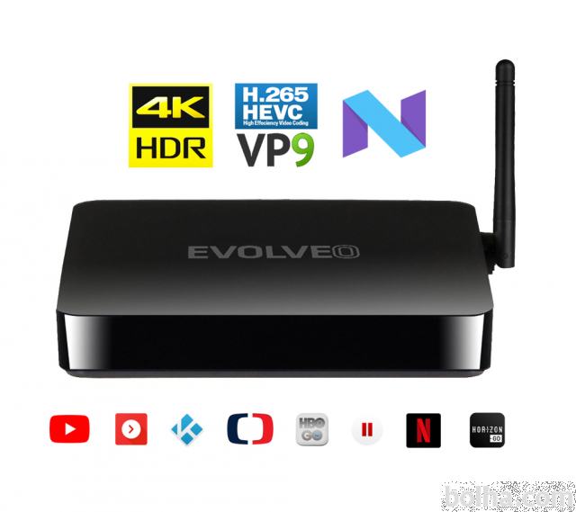 TV box Android EVOLVEO M4 4K ULTRA HD in HDR PODPORA