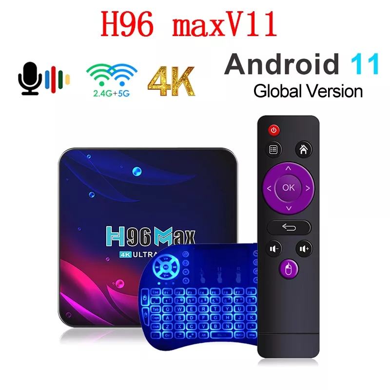 TV Box H96 Max Android 11